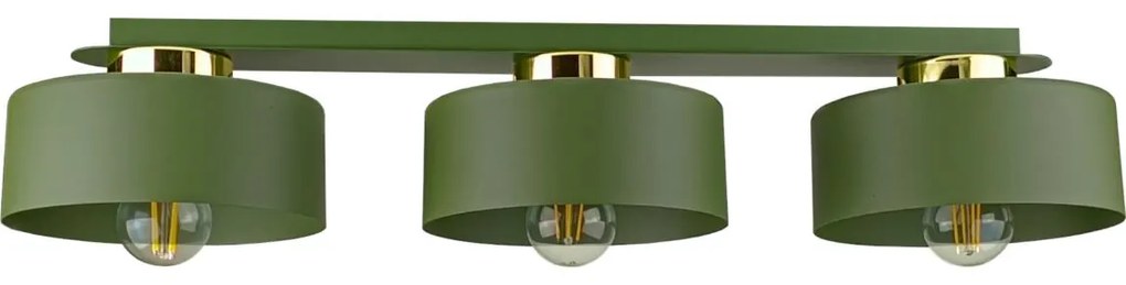 Keter Lighting Stropní svítidlo IGNIA 3xE27/60W/230V zelená 3385