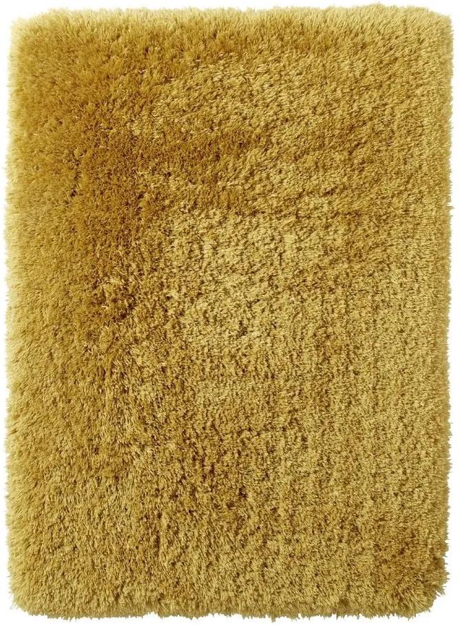 Žlutý ručně tuftovaný koberec Think Rugs Polar PL Yellow, 80 x 150 cm