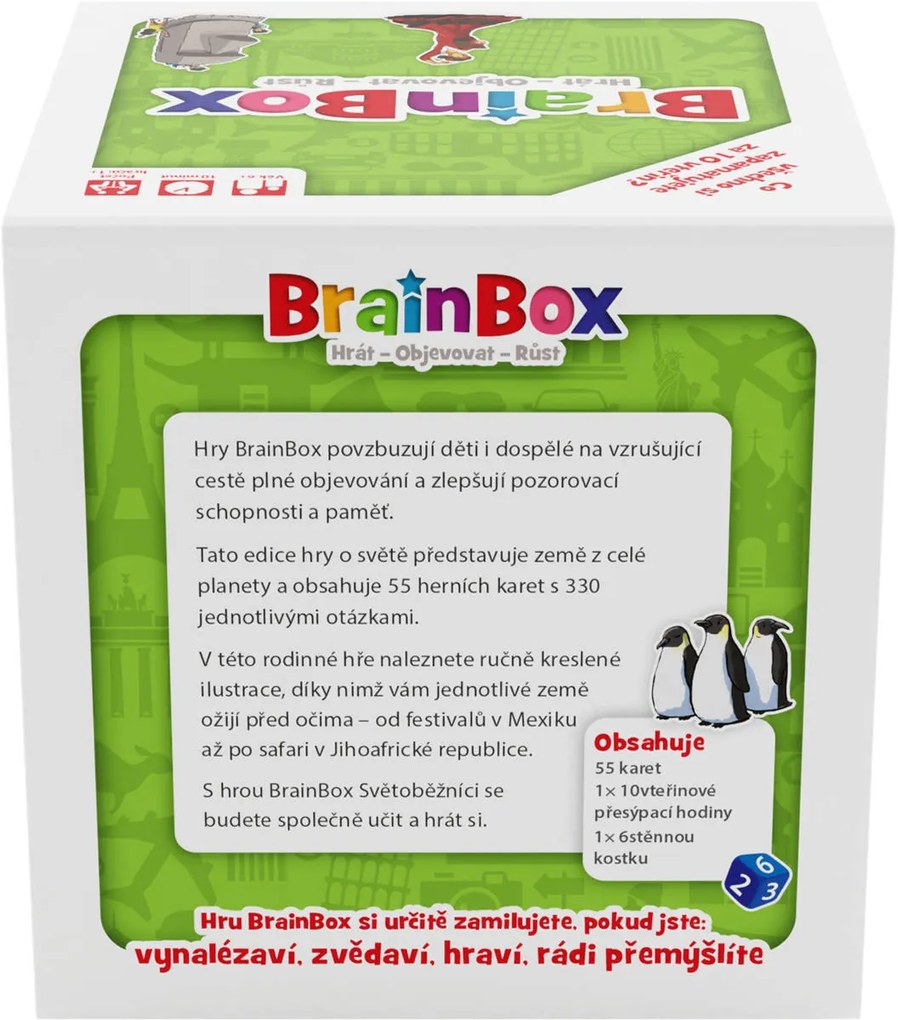 ASMODEE BRAINBOX HRA Světoběžníci *SPOLEČENSKÉ HRY* asbrbn12cz