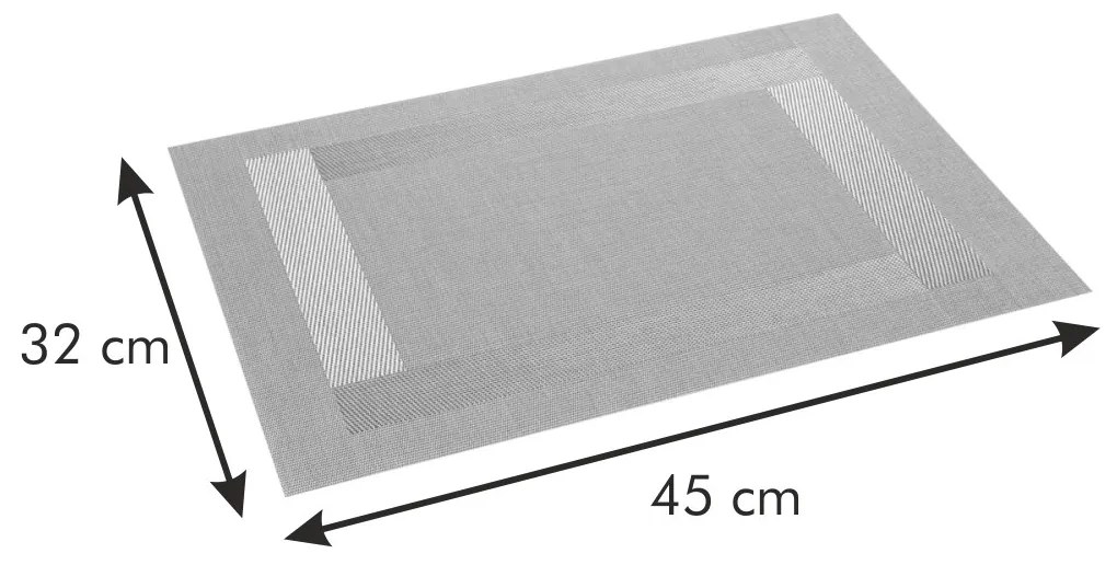 TESCOMA Prostírání FLAIR FRAME 45 x 32 cm, zelená