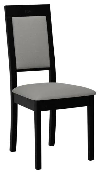 Čalouněná jídelní židle Heven XIII, Barva dřeva: černý, Potah: Zetta 297