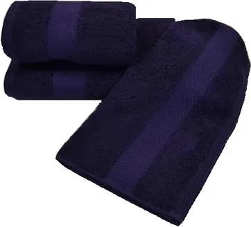 Soft Cotton Dárková sada ručníků a osušek DELUXE Tmavě modrá (švestka), Soft Cotton