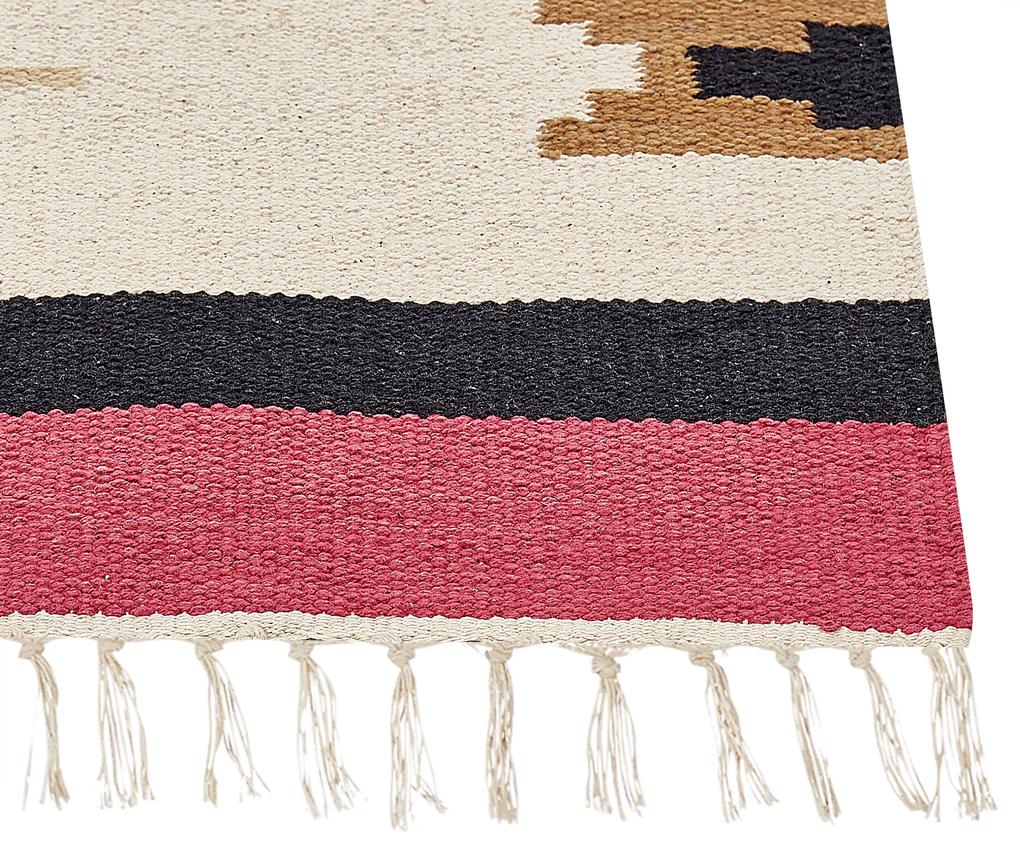 Bavlněný kelimový koberec 80 x 300 cm vícebarevný GARNI Beliani
