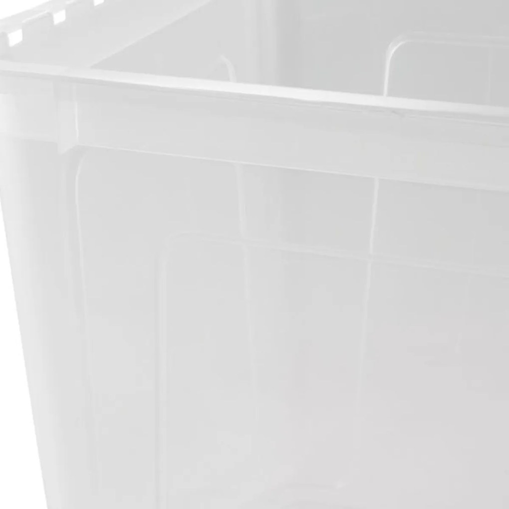 Keeeper Úložný box s víkem (má 2 funkce) BEA Clearbox 43L, 59 x 39 x 27 cm