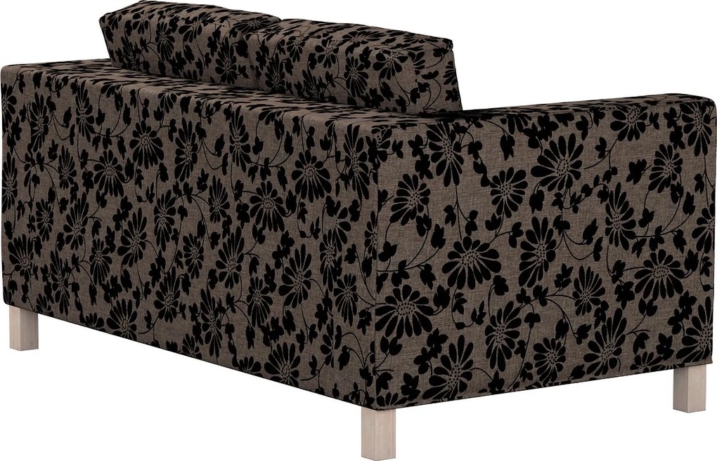 Potah na pohovku IKEA Karlanda 2-místná, krátký barva hnědá látka pletený vzor, vzorované