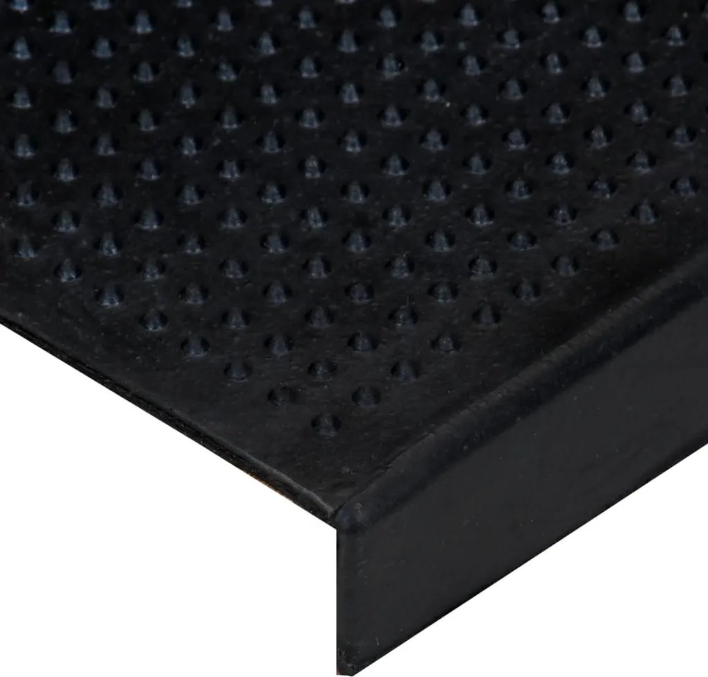 Nášlapy na schody 10 ks 25 x 75 cm guma 155641