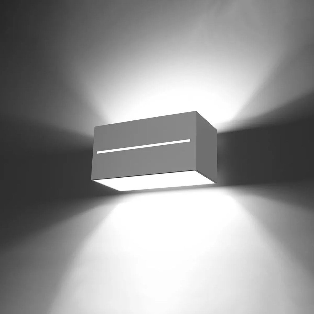Sollux Lighting Nástěnné svítidlo LOBO MAXI bílé