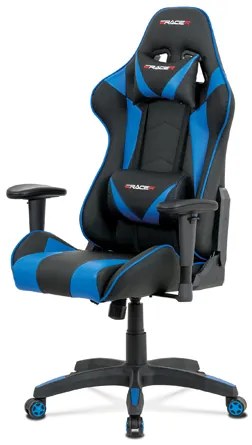 Kancelářská židle KA-F03 BLUE modrá