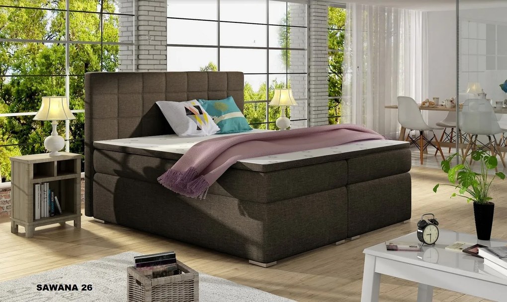 Boxspring ADENA 160/200 (ekokůže Soft 17)