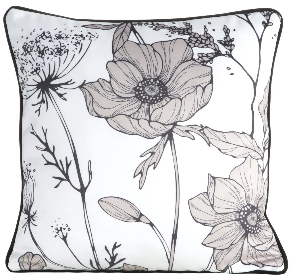 DEKORAČNÍ POVLAK NA POLŠTÁŘ PREMIUM AGNES 45X45 CM KVĚTY