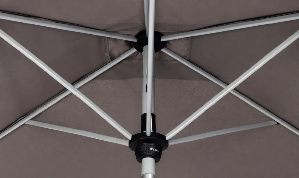 Doppler ACTIVE zahradní slunečník 300 x 200 cm hnědá
