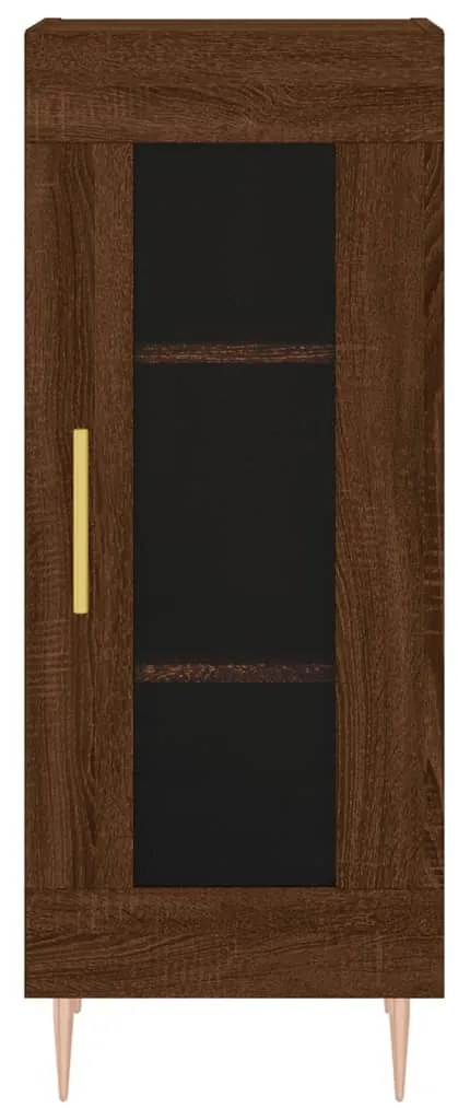 Skříň highboard hnědý dub 34,5 x 34 x 180 cm kompozitní dřevo