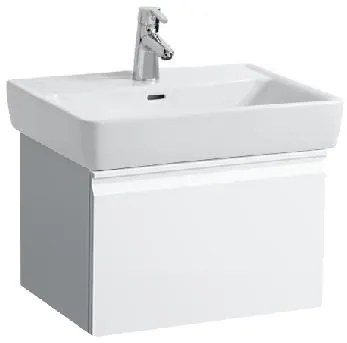 Laufen Pro - Umyvadlová skříňka, 570x450x390 mm, 1 zásuvka, lesklá bílá H4830410954751