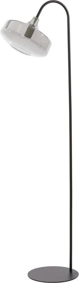Černá stojací lampa (výška 160 cm) Solna – Light & Living