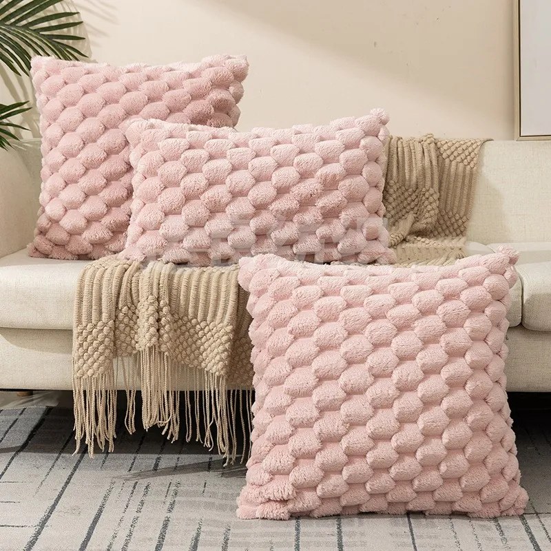 Flamenco Mystique Dekorační Povlak na Polštář 45 x 45 cm, Geometric 3D, 100% Polyester