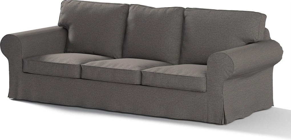 Potah na pohovku IKEA Ektorp 3-místná, nerozkládací barva šedá látka pletený vzor