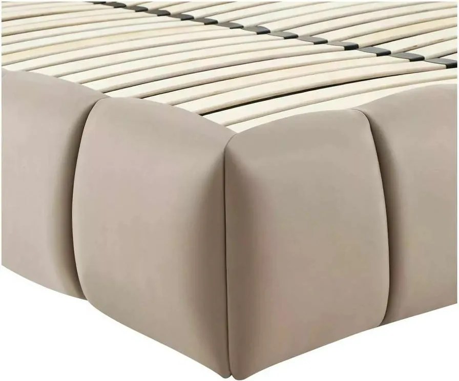 Postel Parma Velvet 140 x 200 cm, béžová