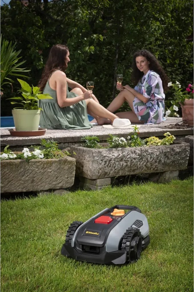 Riwall PRO RRM 500 APP robotická sekačka ( 500 m2 ) s vodícím drátem