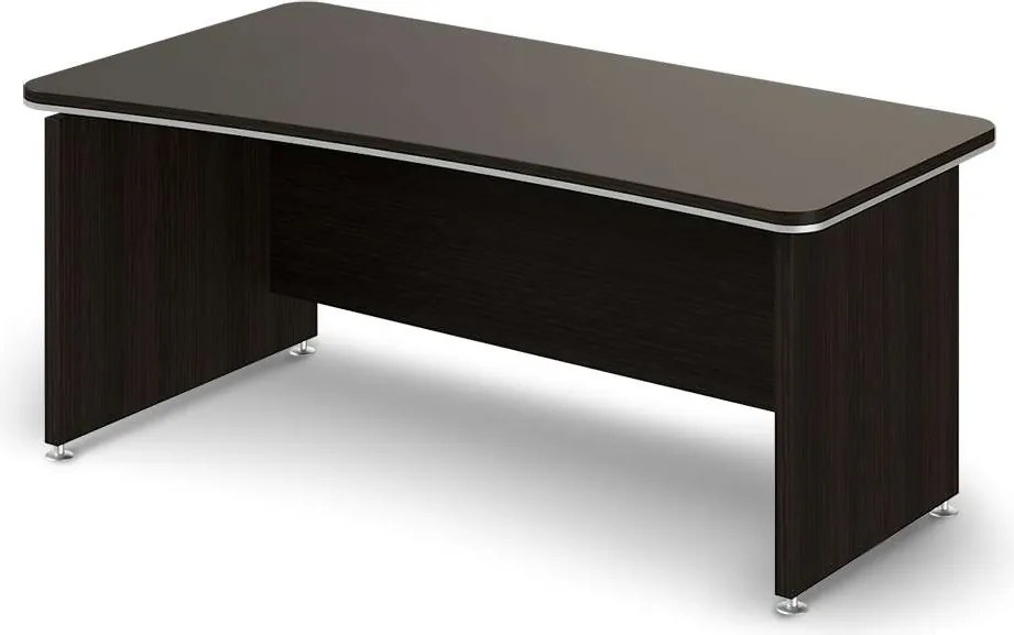 Ergonomický stůl TopOffice 180 x 94,8 cm, levý, wenge