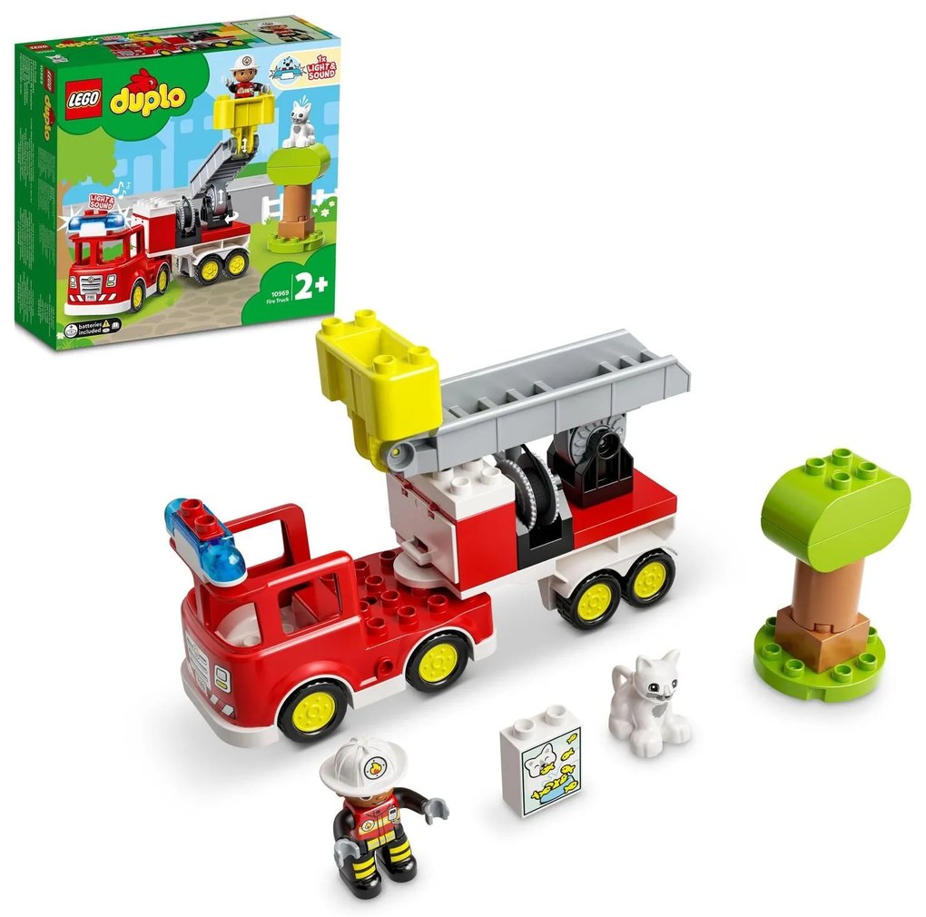 Lego stavebnice lego duplo 10969 hasičský vůz
