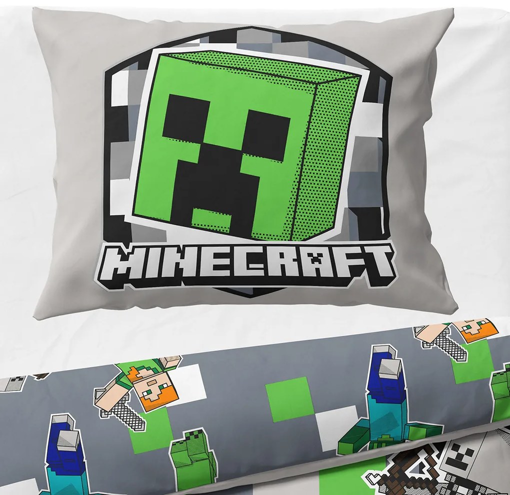 Dětské povlečení Minecraft Objev svůj Svět