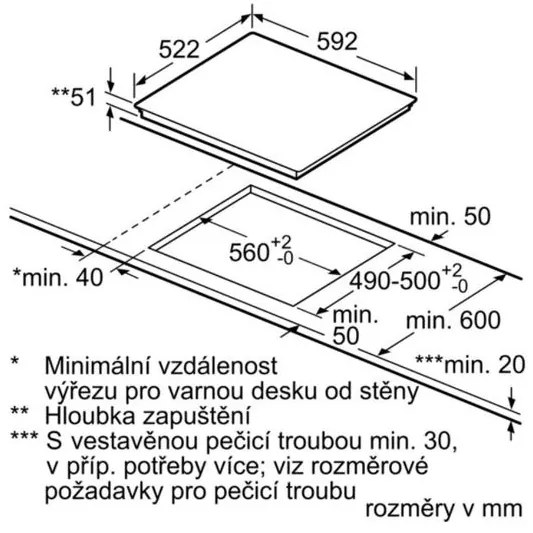 Bosch PUE611FB1E Indukční varná deska