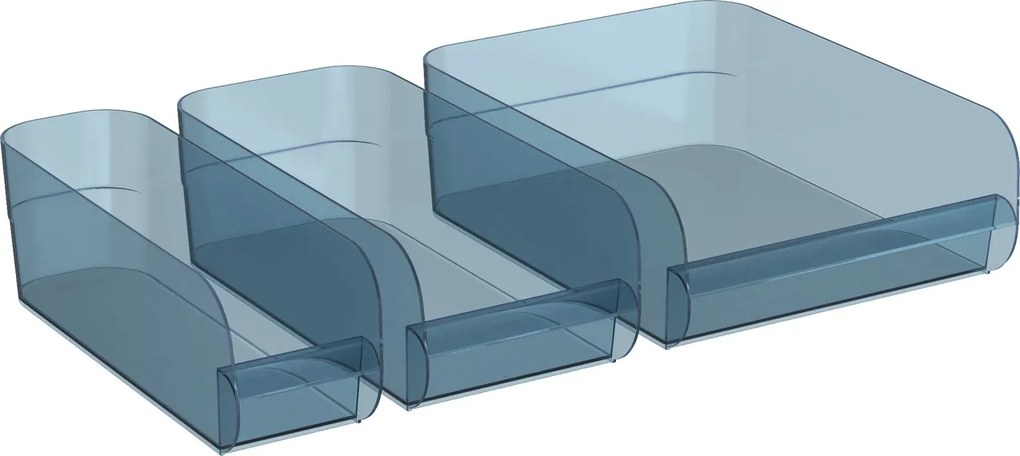 Sada 3ks organizérů do vestavné lednice, ROTHO LISKAMM 44 x 28 x 9 cm