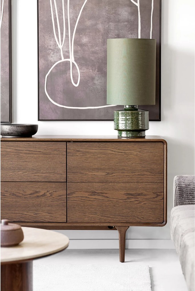 House Nordic Komoda DARWIN tmavě hnědá 180×45 cm 3150101