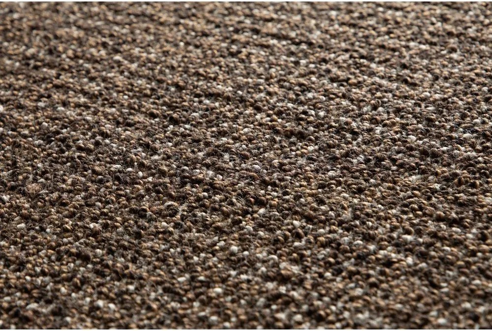 Tmavě hnědý pratelný koberec 80x150 cm Lumen Liso – Universal