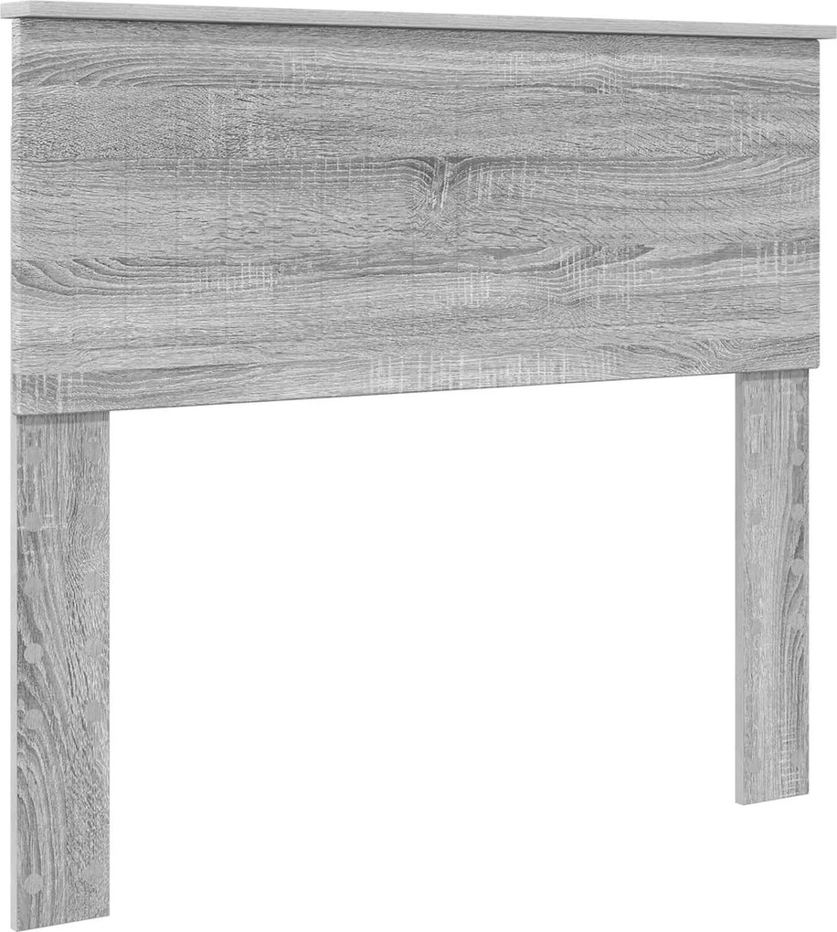 Rám postele Šedá Sonoma 100 x 200 cm Masivní borové dřevo 3410641