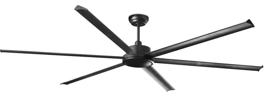 FARO Barcelona FARO 34207 - Stropní ventilátor ROTTERDAM XXL černá pr.250 cm + dálkové ovládání 34207