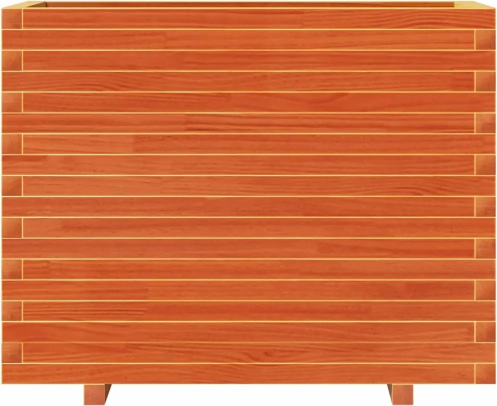 Zahradní truhlík voskově hnědý 90 x 40 x 72 cm masivní borovice 3282636