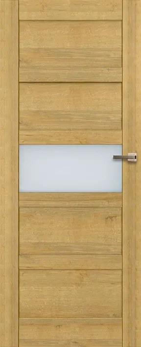 Interiérové dveře vasco doors BRAGA model A Průchozí rozměr: 70 x 197 cm, Orientace dveří: Levé dveře, Dekor: Dub Santa