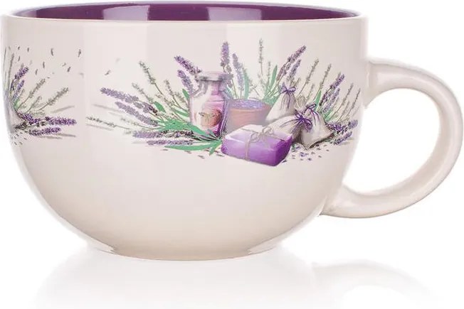 Keramický jumbo hrnek LAVENDER 660 ml