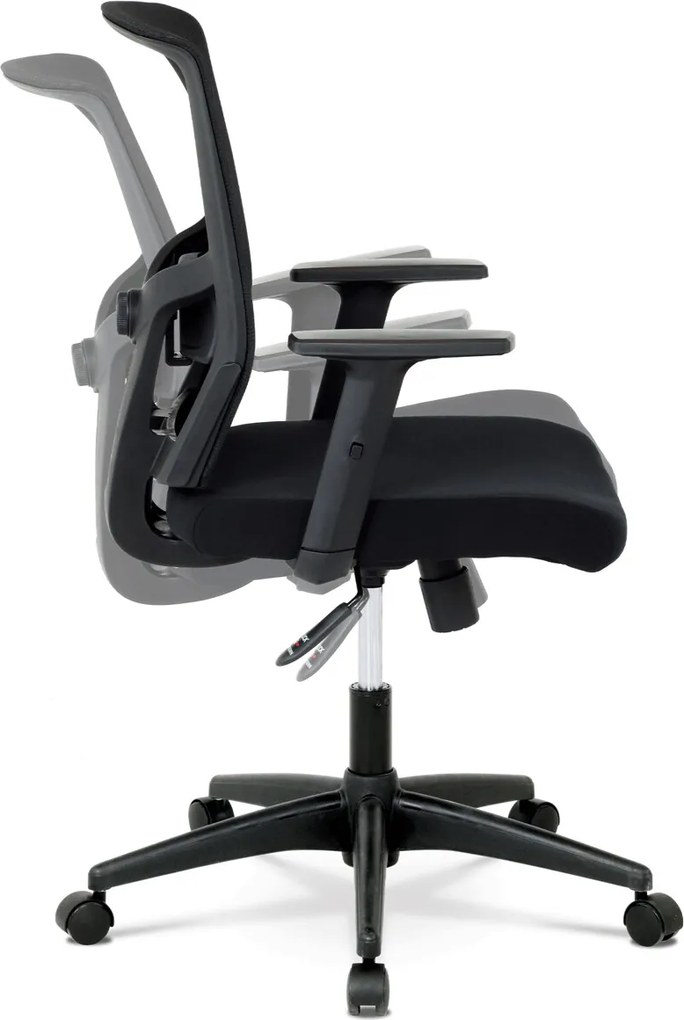 Ergonomická kancelářská židle VALERIO - černá síťovina