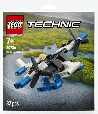 LEGO® Technic 30736 Bílý hydroplán / Počet dílků: 82 / od 7 let