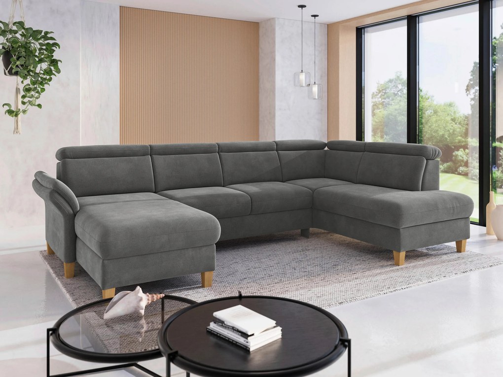 XXXLutz SEDACÍ SOUPRAVA, textil, šedá Sit & More - Sedací soupravy - 00014402578B