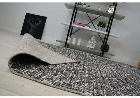 Koberec SISAL LOFT 21145 BOHO slonová kost/stříbrný/šedá