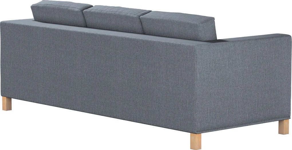 Potah na pohovku IKEA Karlanda 3-místná nerozkládací, krátký barva šedá látka pletený vzor