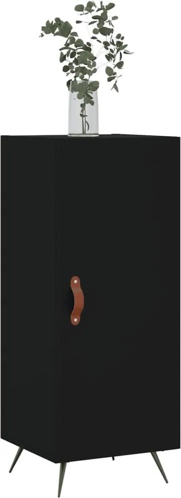 vidaXL Příborník 34,5 x 34 x 90 cm kompozitní dřevo [828509] Barva: Černá