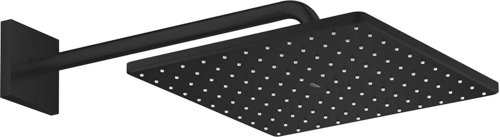 Grohe Rainshower Mono Cube - Hlavová sprcha, 31x31 cm, phantom black 26564KF0