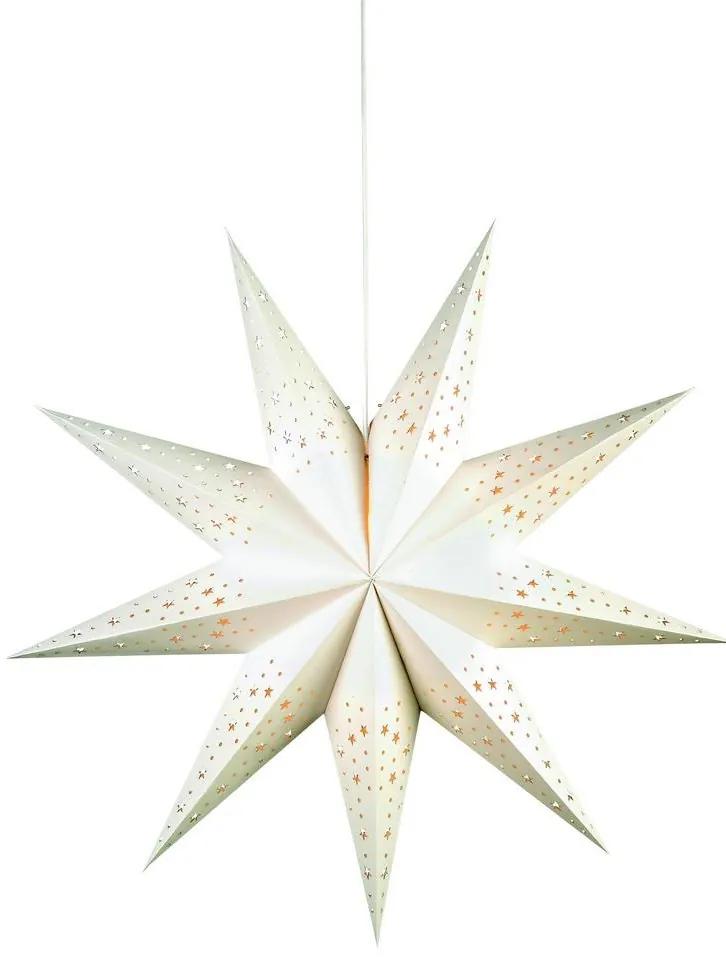 Markslöjd Markslöjd 700320 - Vánoční dekorace SOLVALLA 1xE14/25W/230V bílá 75 cm ML0804