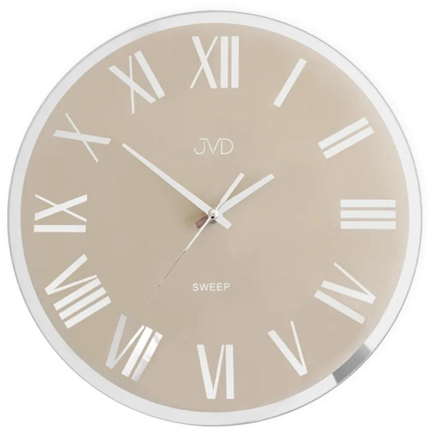 JVD Skleněné nástěnné hodiny JVD NS22006.1