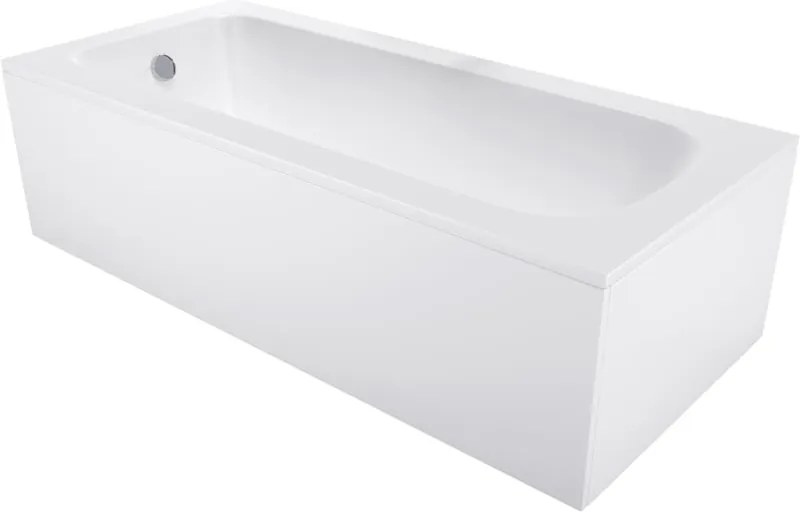 Mexen Vega obdélníková vana 130 x 70 cm s obložením, bílá - 55011307000X