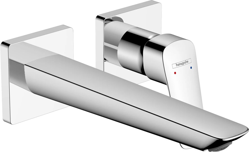 Hansgrohe Logis, umyvadlová baterie Fine pod omítku, 2-otvorová instalace, EcoSmart, chromová, 71256000