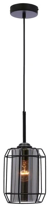 Černý závěsný lustr Jonera pro žárovku E27  - Candellux