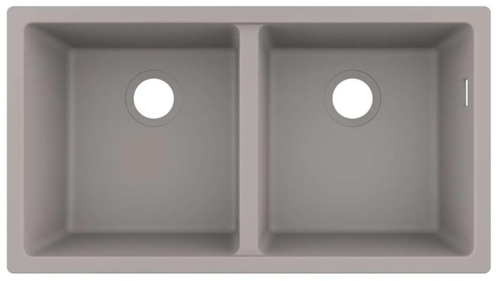 Hansgrohe - Podstavný granitový dřez S510-U770, betonová šedá 43434380