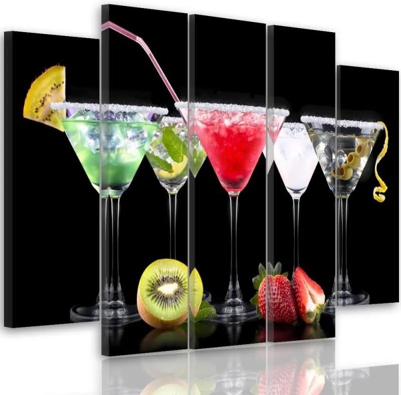 CARO Obraz na plátně - Drinks And Fruits 2 150x100 cm