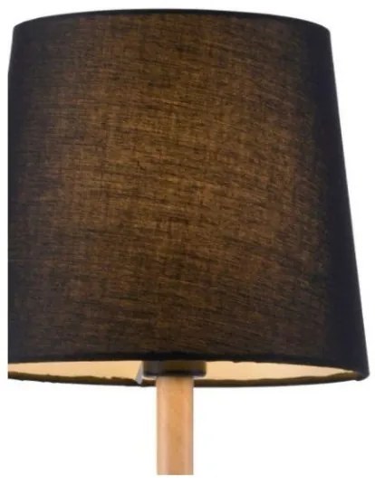 Leuchten Direkt 14423-18 - Stolní lampa NIMA 1xE14/40W/230V černá