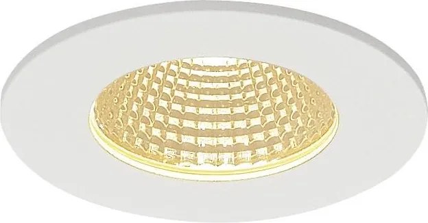 LA 114421 PATTA-I zápustná matná bílá kruhová230V/500mA LED 9W 38° IP65 3000K - BIG WHITE (SLV)